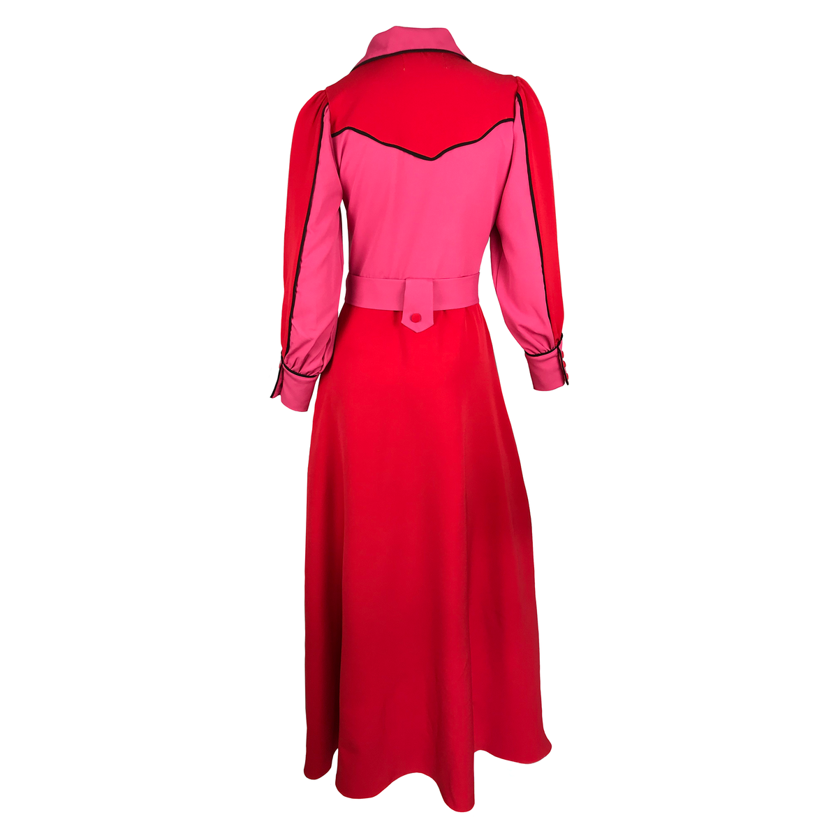 Cowboy's Tears Dress - Red & Pink